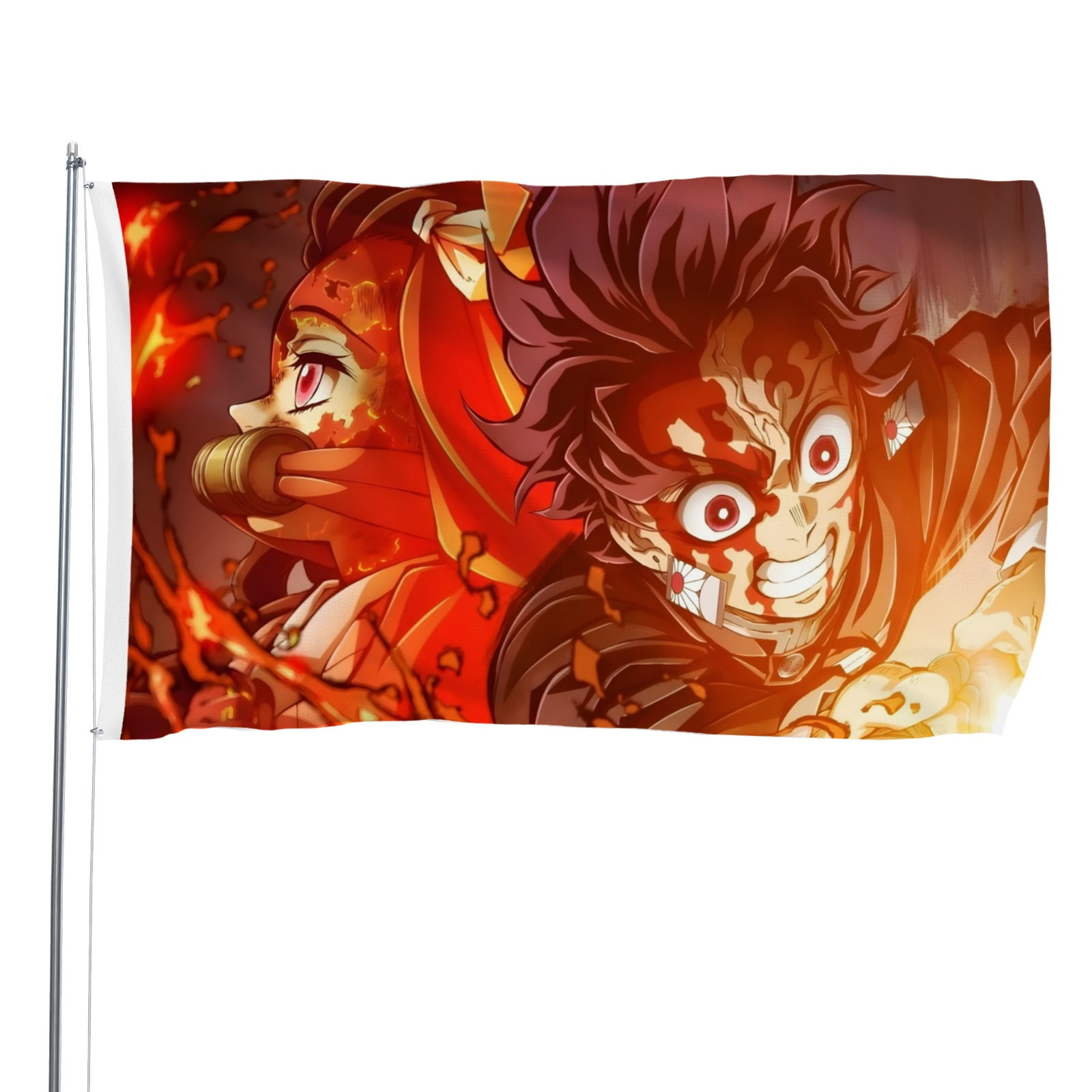 Flags for Demon Slayer Decorations for Home, Outside, Indoor Outdoor ...
