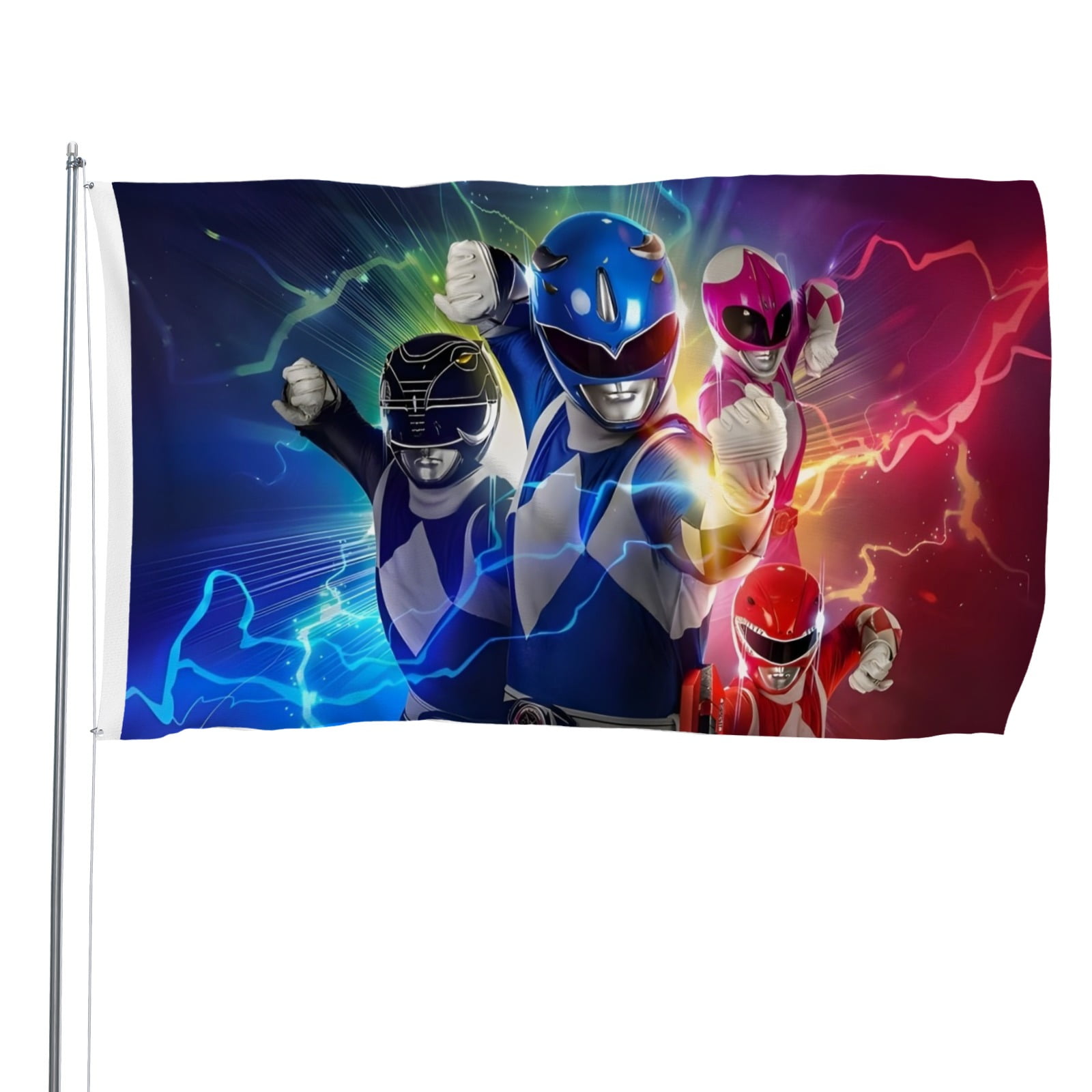 Flags for Mighty Morphin Power Rangers Decorations for Home, Outside ...