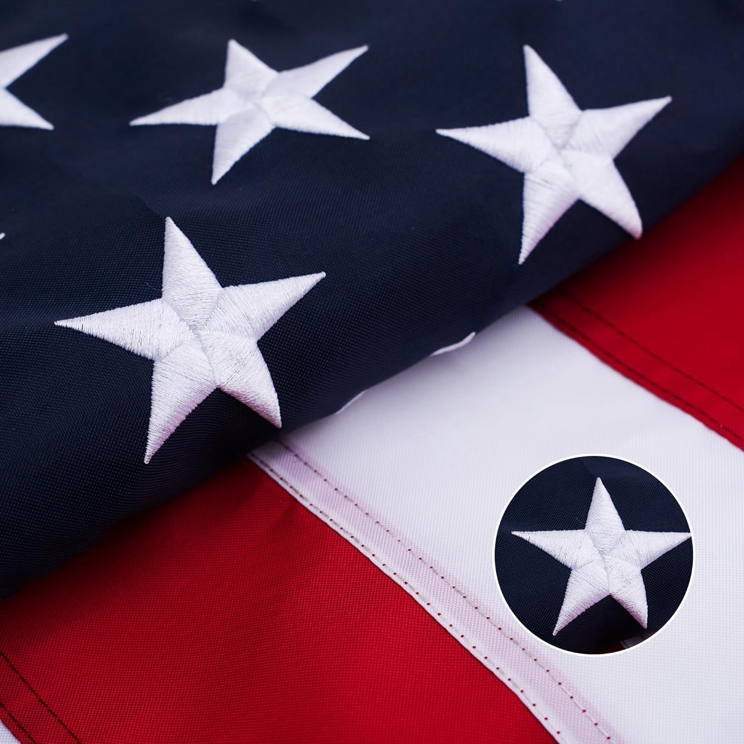Flags for Outside 2x3 Ft, Outdoor with Embroidered Stars, Sewn Stripes ...