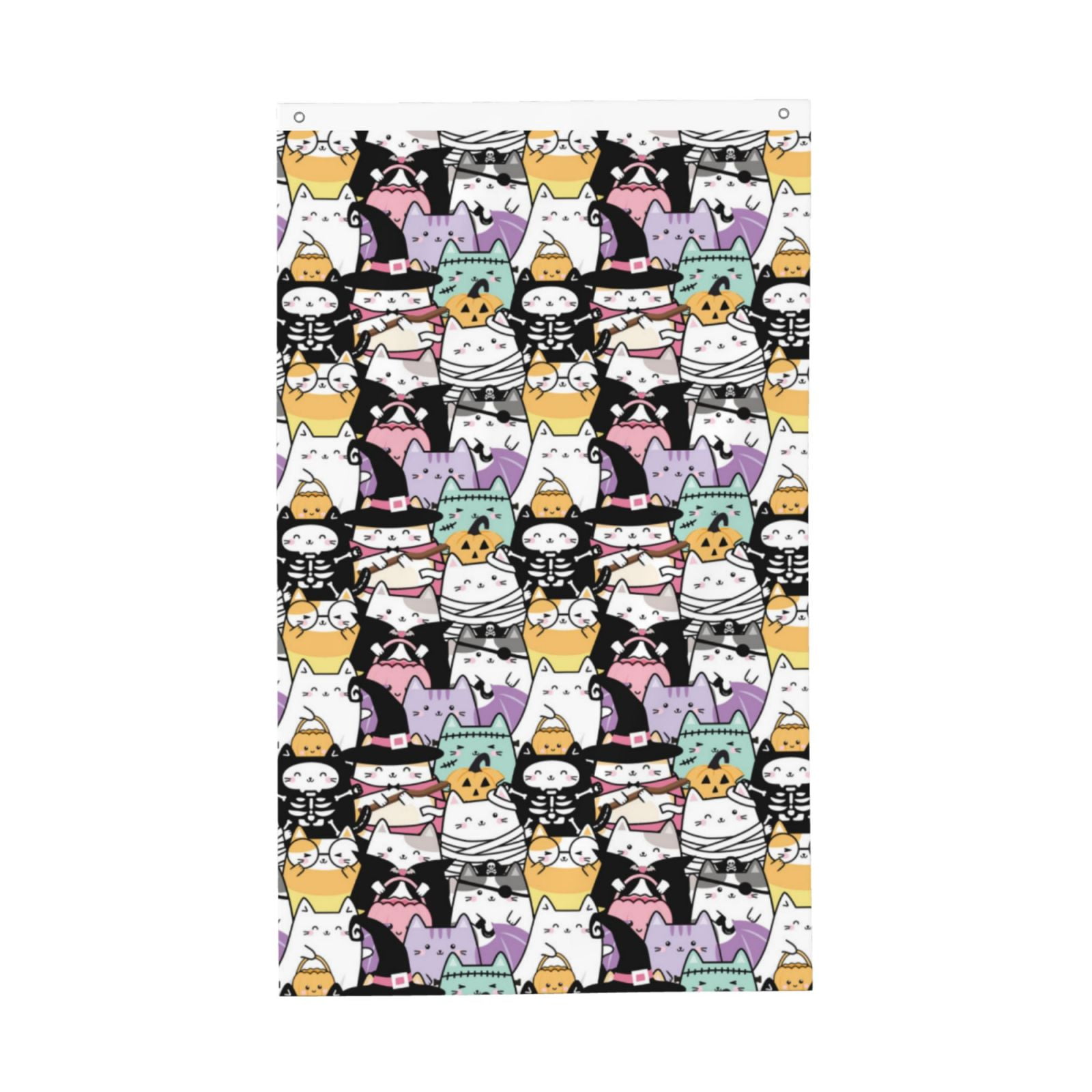 Flags - halloween cat cute 3x5 Ft Double Sided Yard Flags With Grommet ...