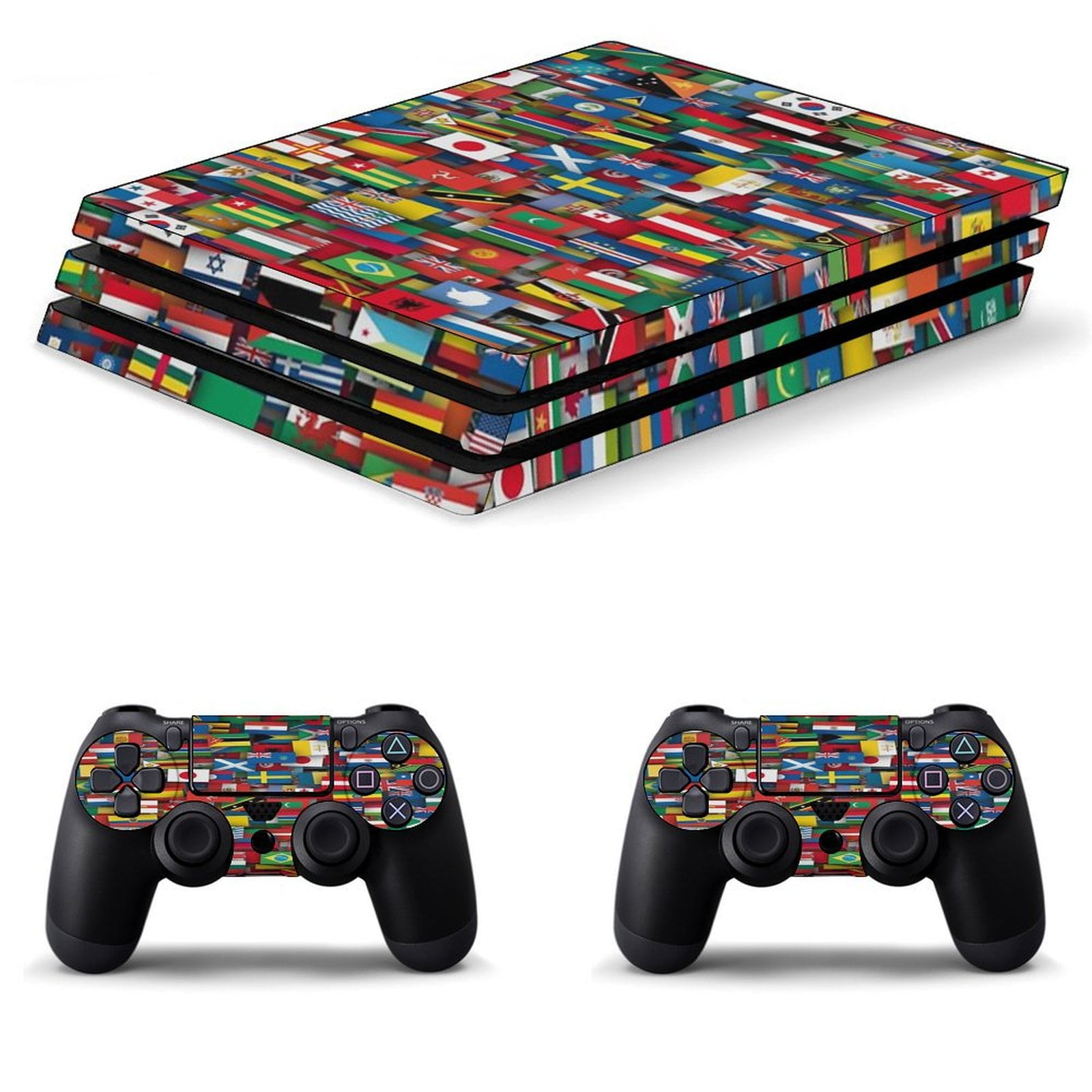 Flags of All Countries of The World PS4/PS4 Pro/PS4 Slim Skin Sticker ...