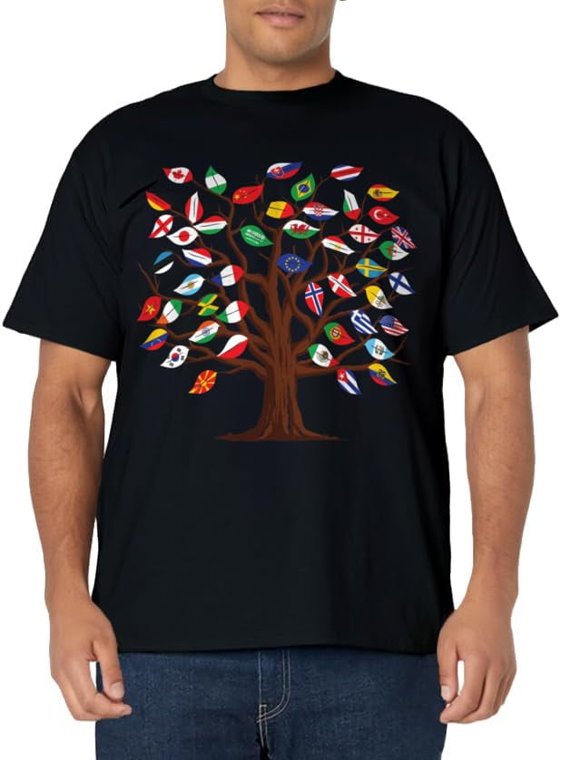 Flags of Countries of the World international flag tree kid T-Shirt ...