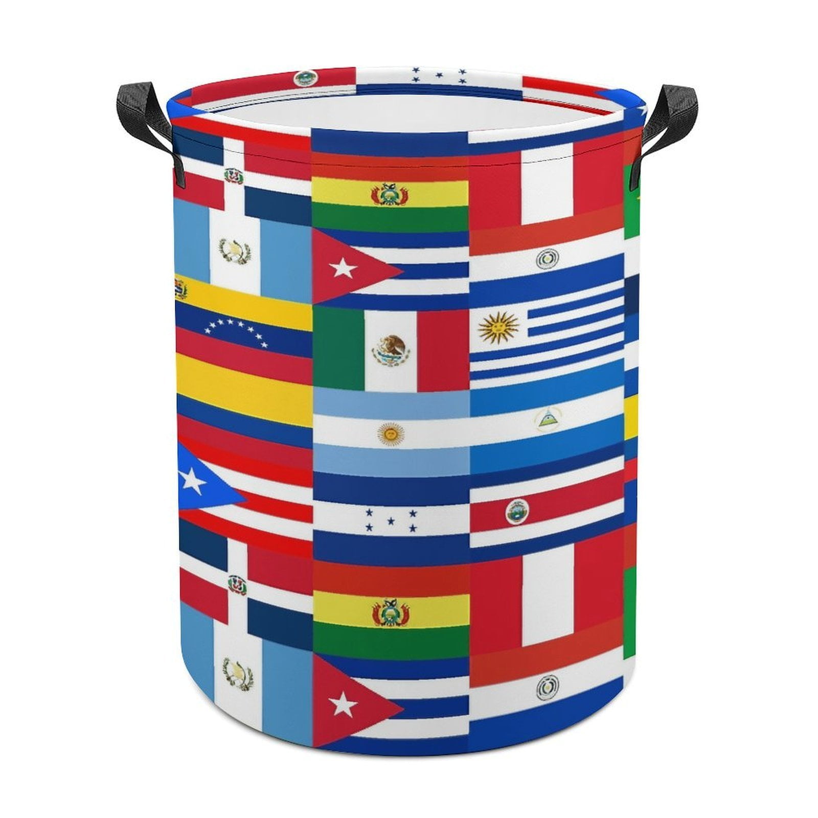 Flags of Latin AmericaLaundry Basket Collapsible Clothing Hamper Toys ...