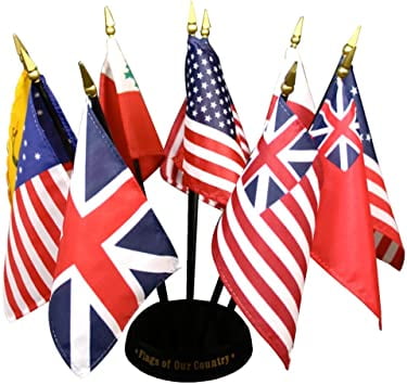 Flags of Our Country Miniature Flag Kit (4 in. x 6 in. Flag / 10 in ...