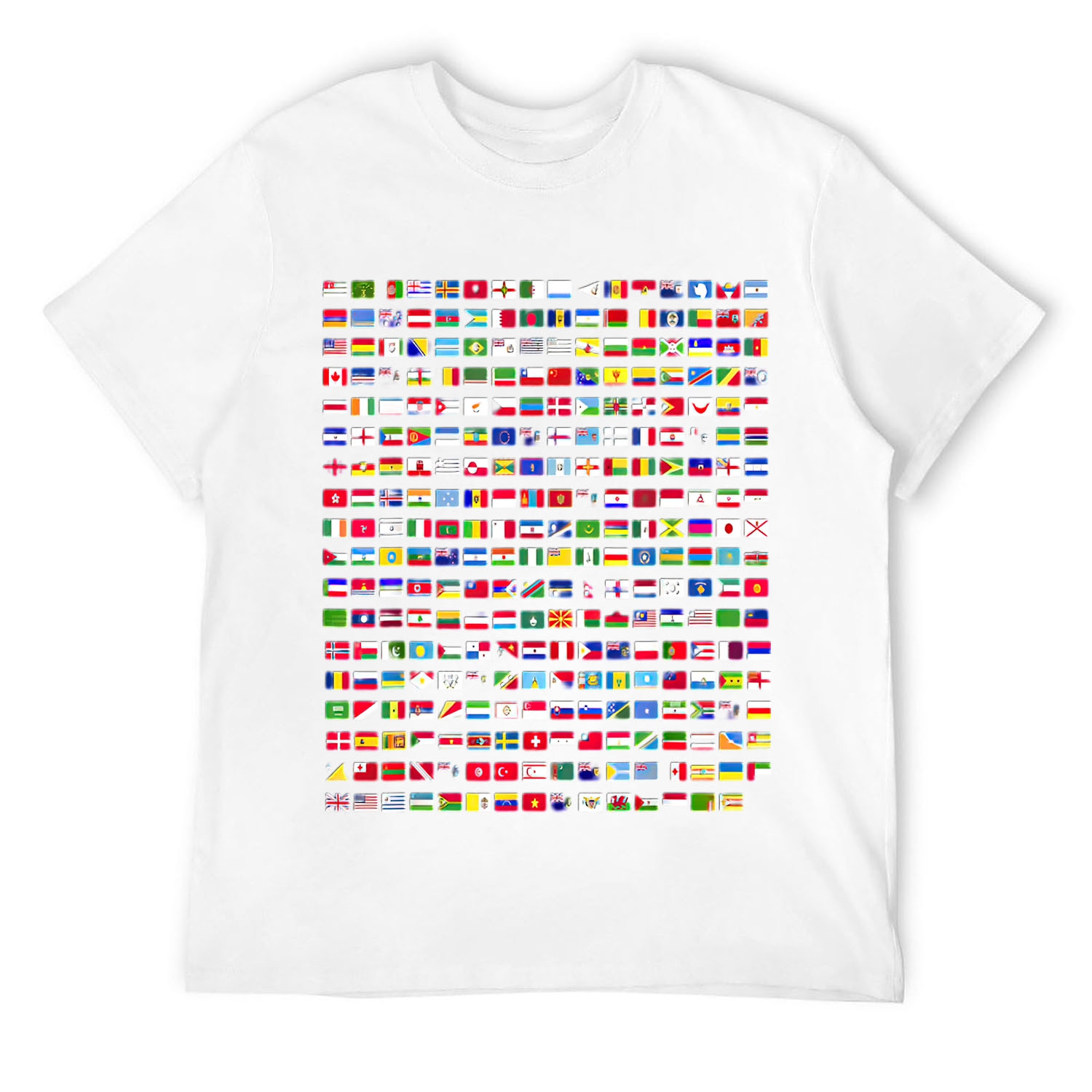 Flags of the Countries of the World 287 Flag International Mens T-Shirt ...