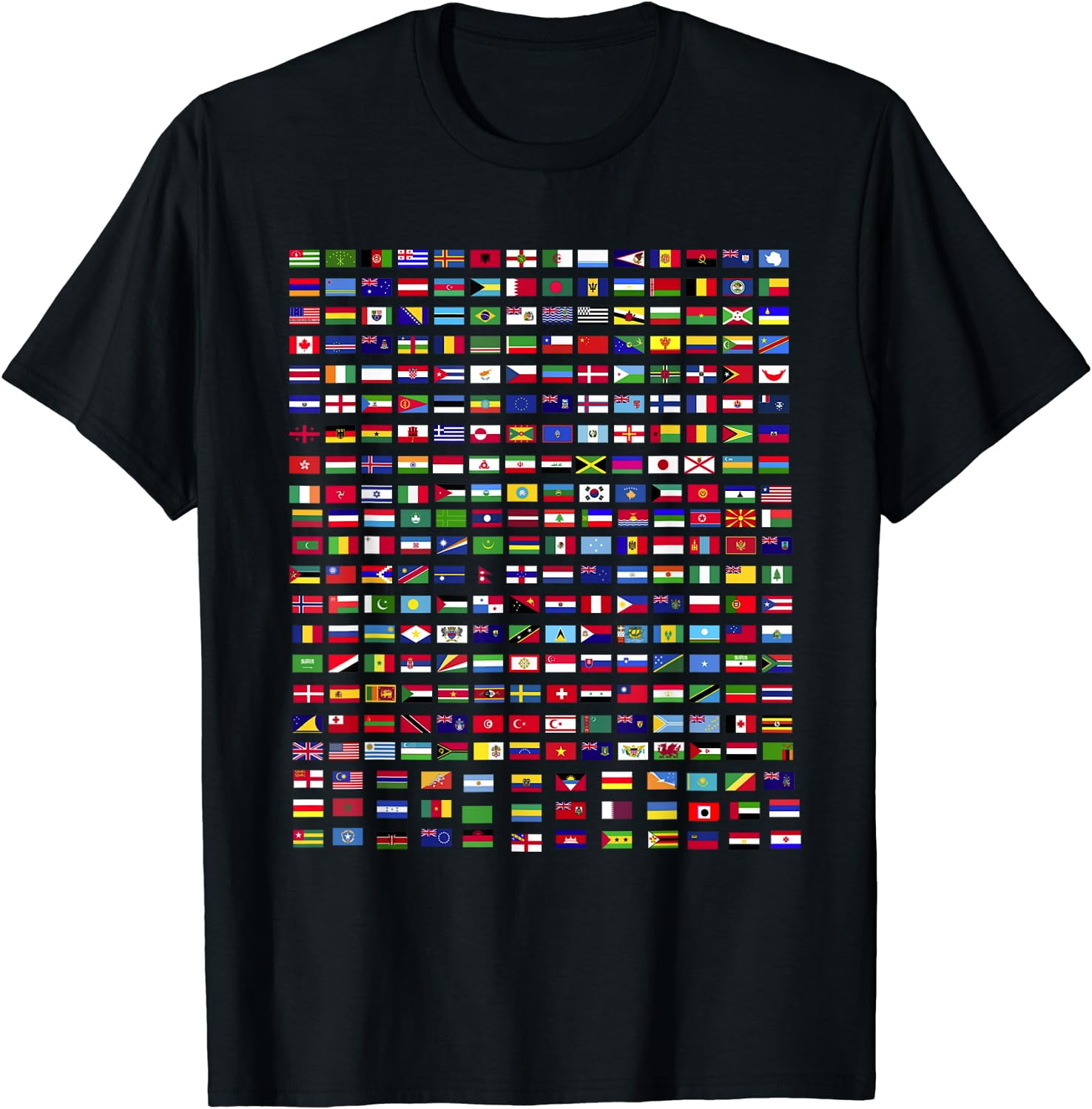 Flags of the Countries of the World 287 Flag International T-Shirt ...