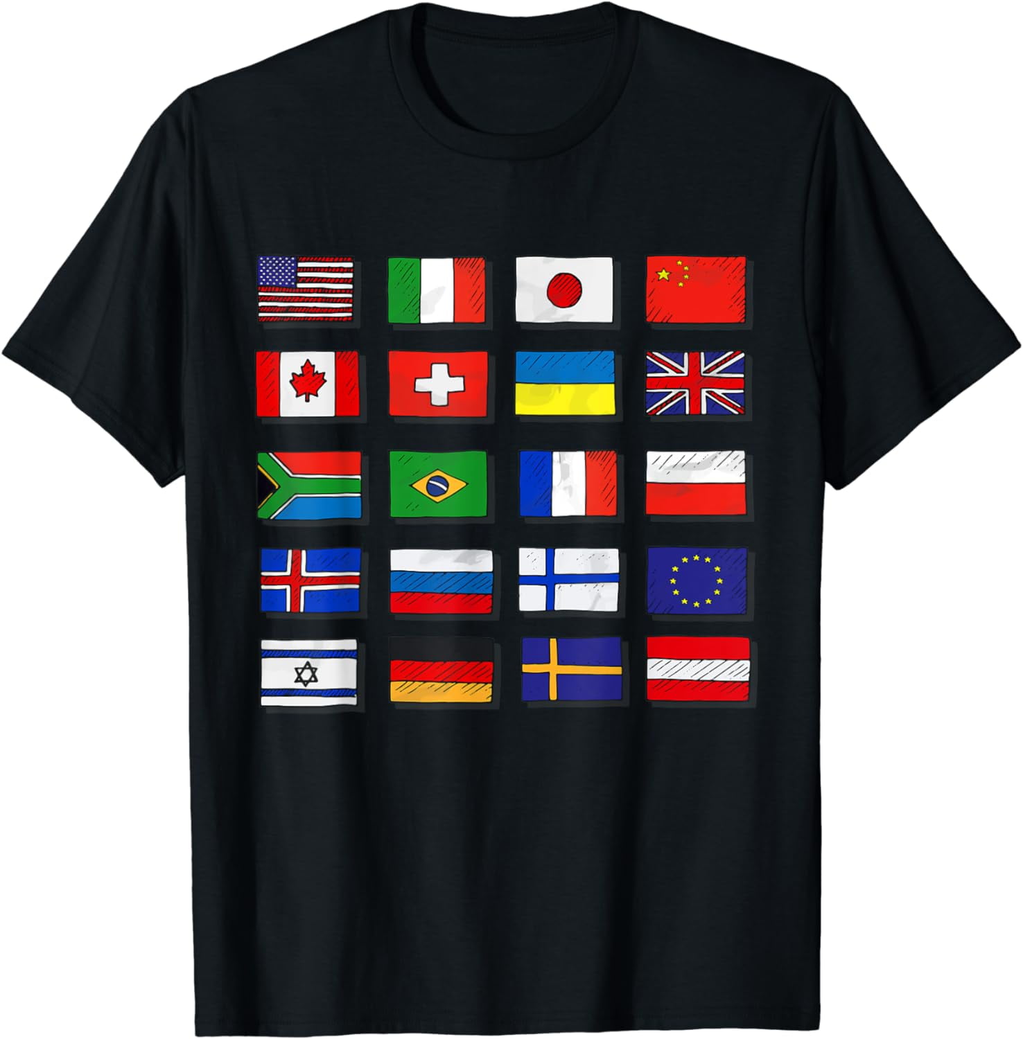 Flags of the Countries of the World, A Cultural Exploration T-Shirt ...