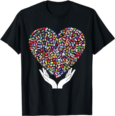 Flags of the Countries of the World,International GiftS T-Shirt ...