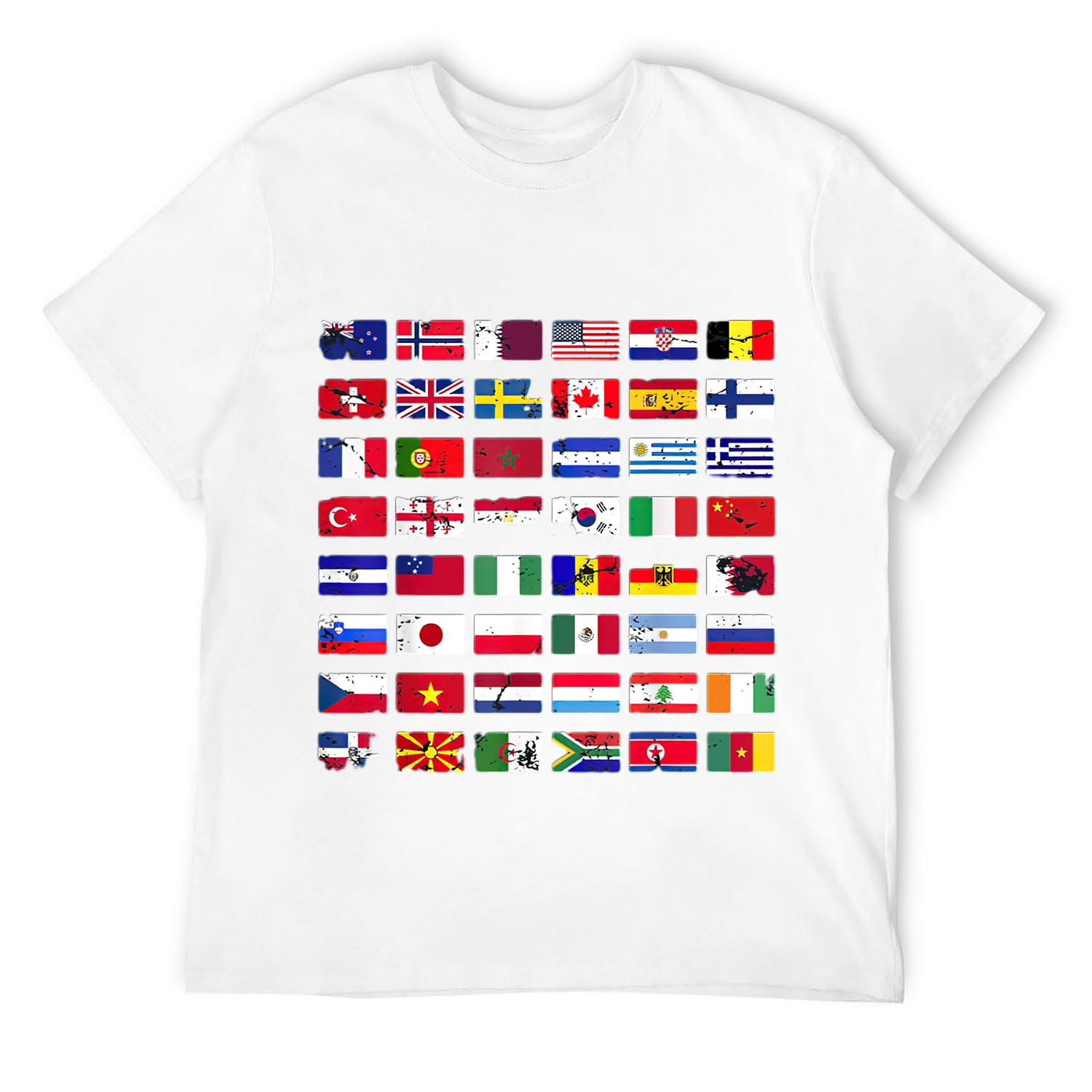 Flags of the Countries of the World, International Present T-Shirt ...
