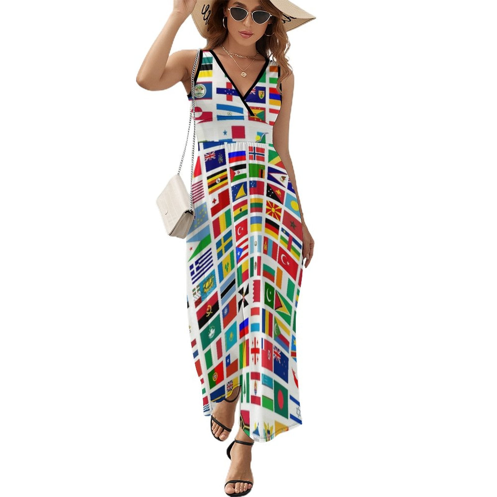 Flags of the world Sleeveless Dress Women dresses summer wedding ...