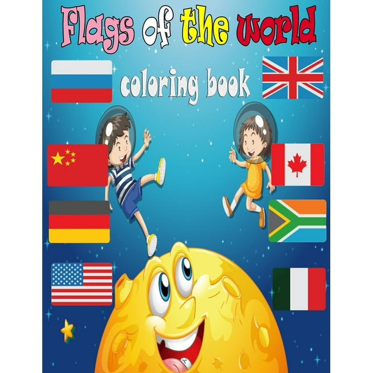 flags of the world coloring book