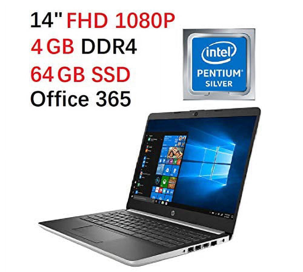 Flagship 2019 HP 14" FHD Laptop | Intel Quad-Core Pentium Silver N5000 ...