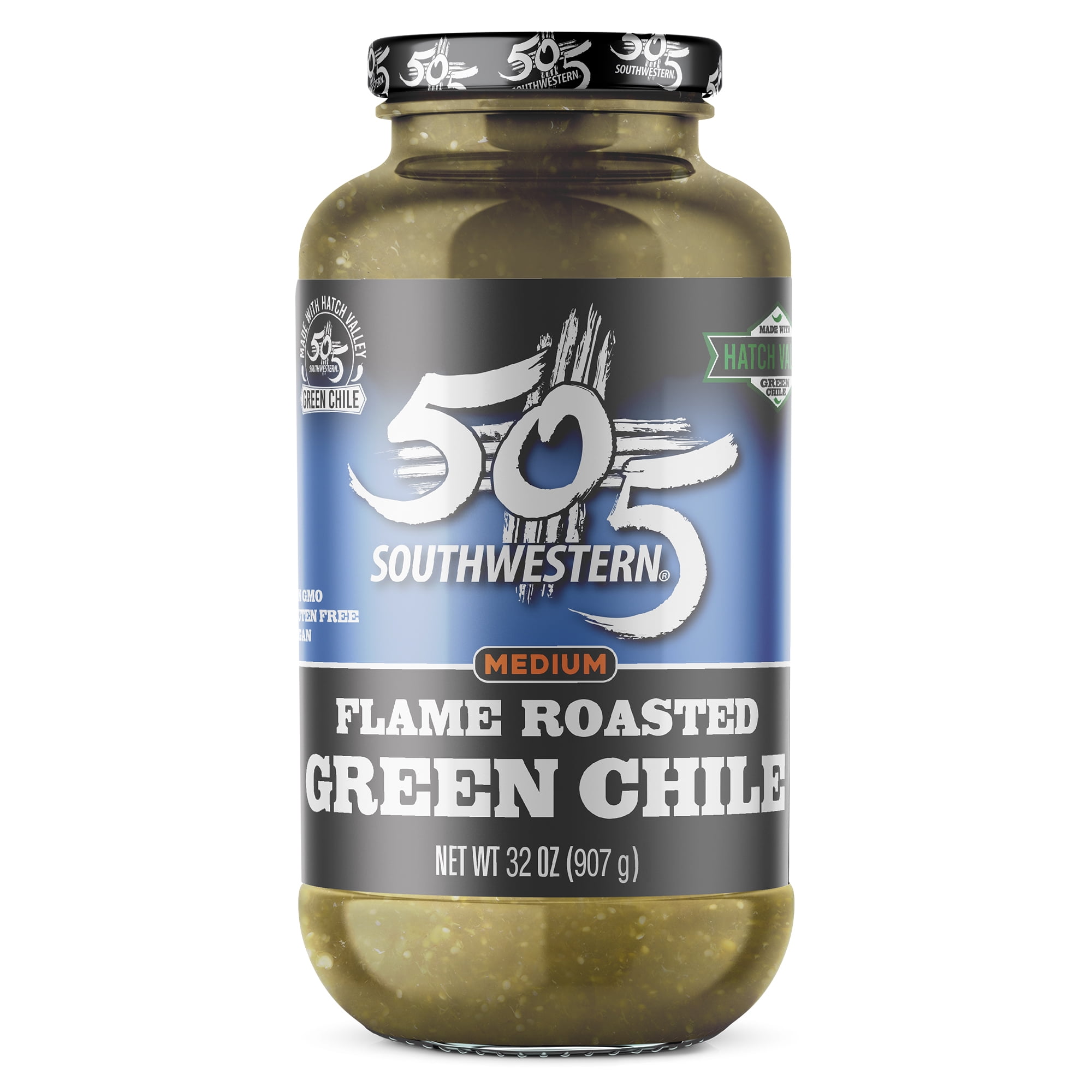 Flagship 505 Southwestern Roasted Green Chile, 32oz Gluten-Free ...