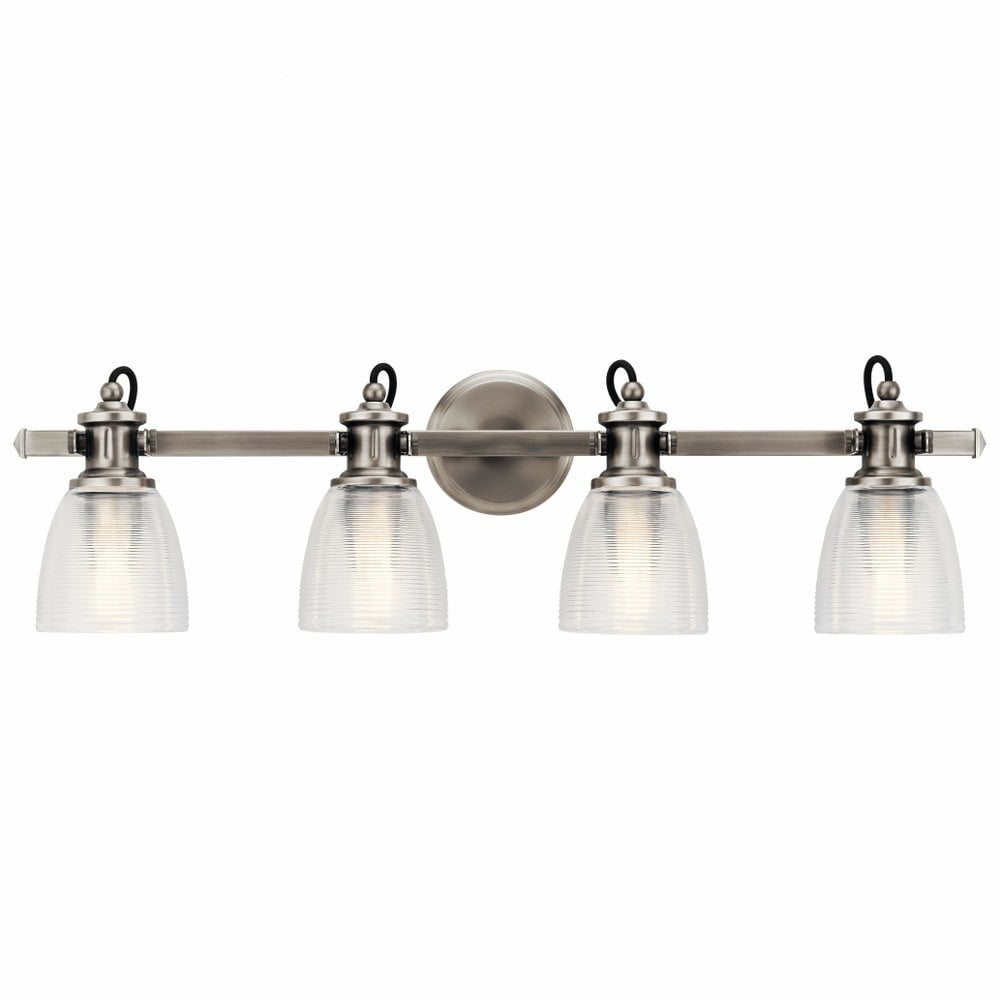 Flagship Bathroom Vanity Light 4-Light in Classic Pewter - Walmart.com