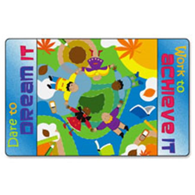 Flagship Carpets FCICE25022W Easy Care Dare To Dream Rug- 72 x 48 in. - Walmart.com