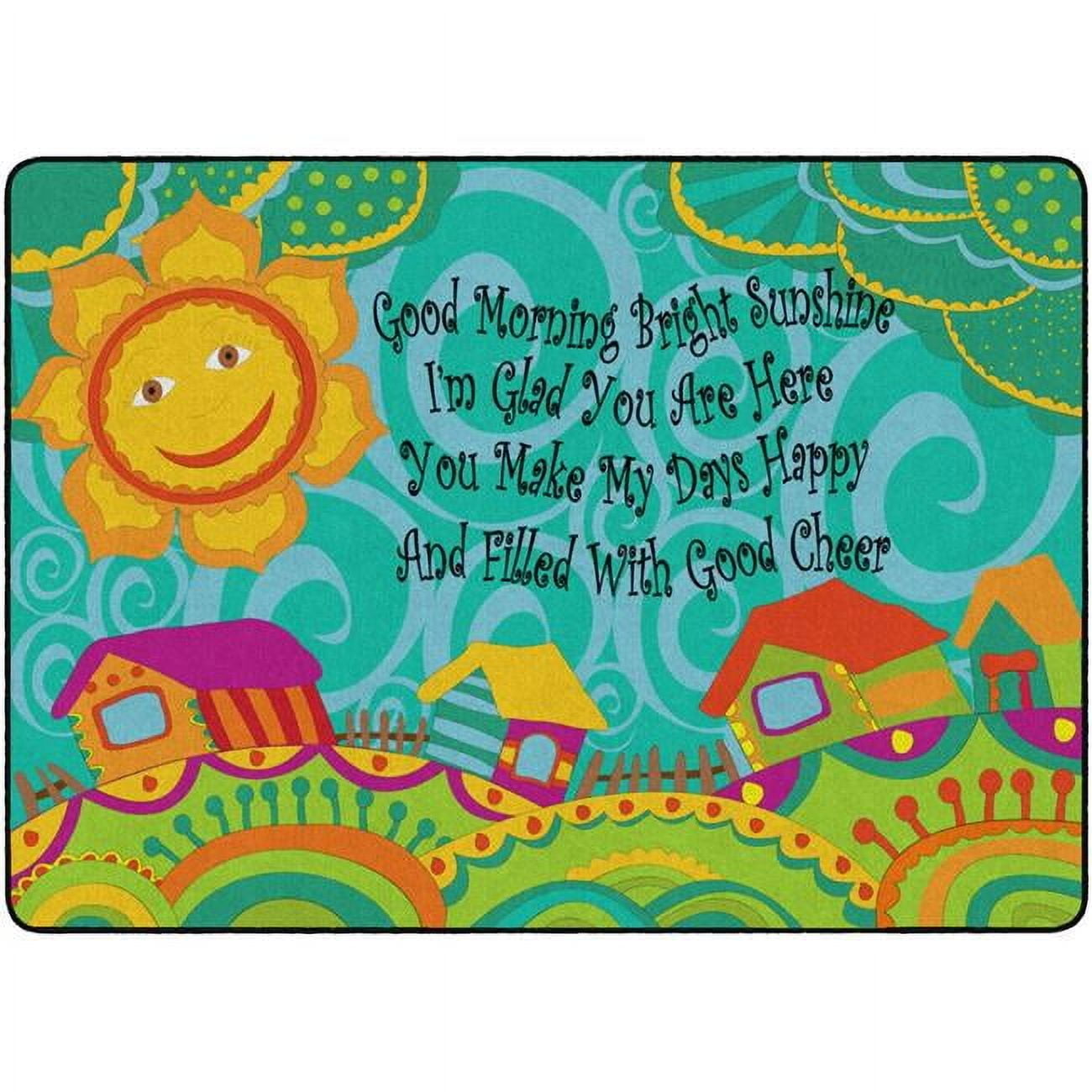 Flagship Carpets FE286-32A 6 ft. x 8 ft. 4 Good Morning Bright Sunshine ...