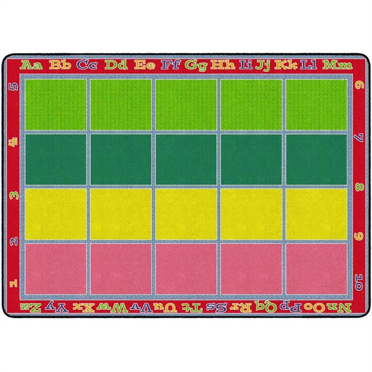 Flagship Carpets FE343-32A 6 ft. x 8 ft. 4 in. Sitting Grid Classroom ...