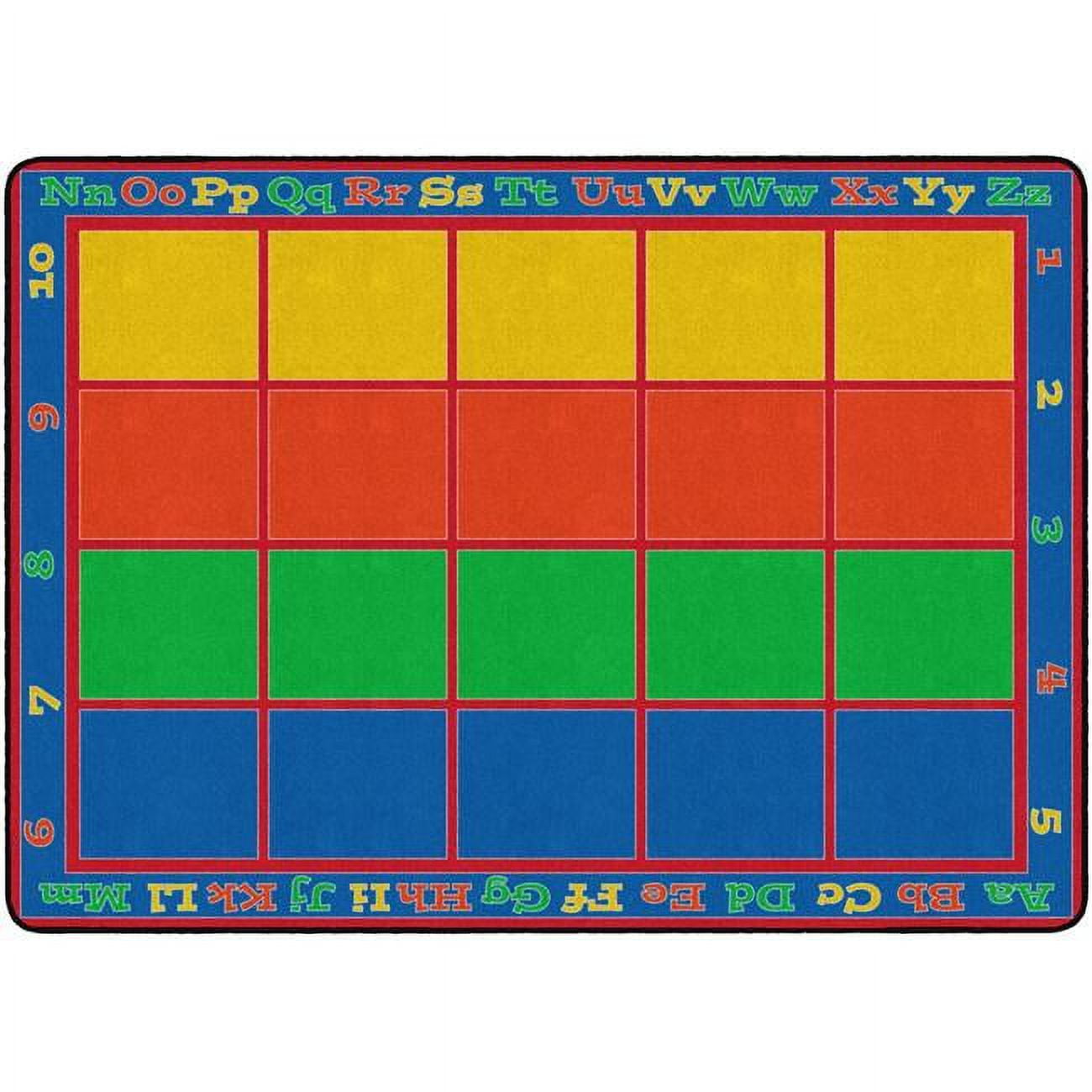Flagship Carpets FE344-32A 6 ft. x 8 ft. 4 in. Sitting Grid Classroom Rug - Rectangle - Walmart.com