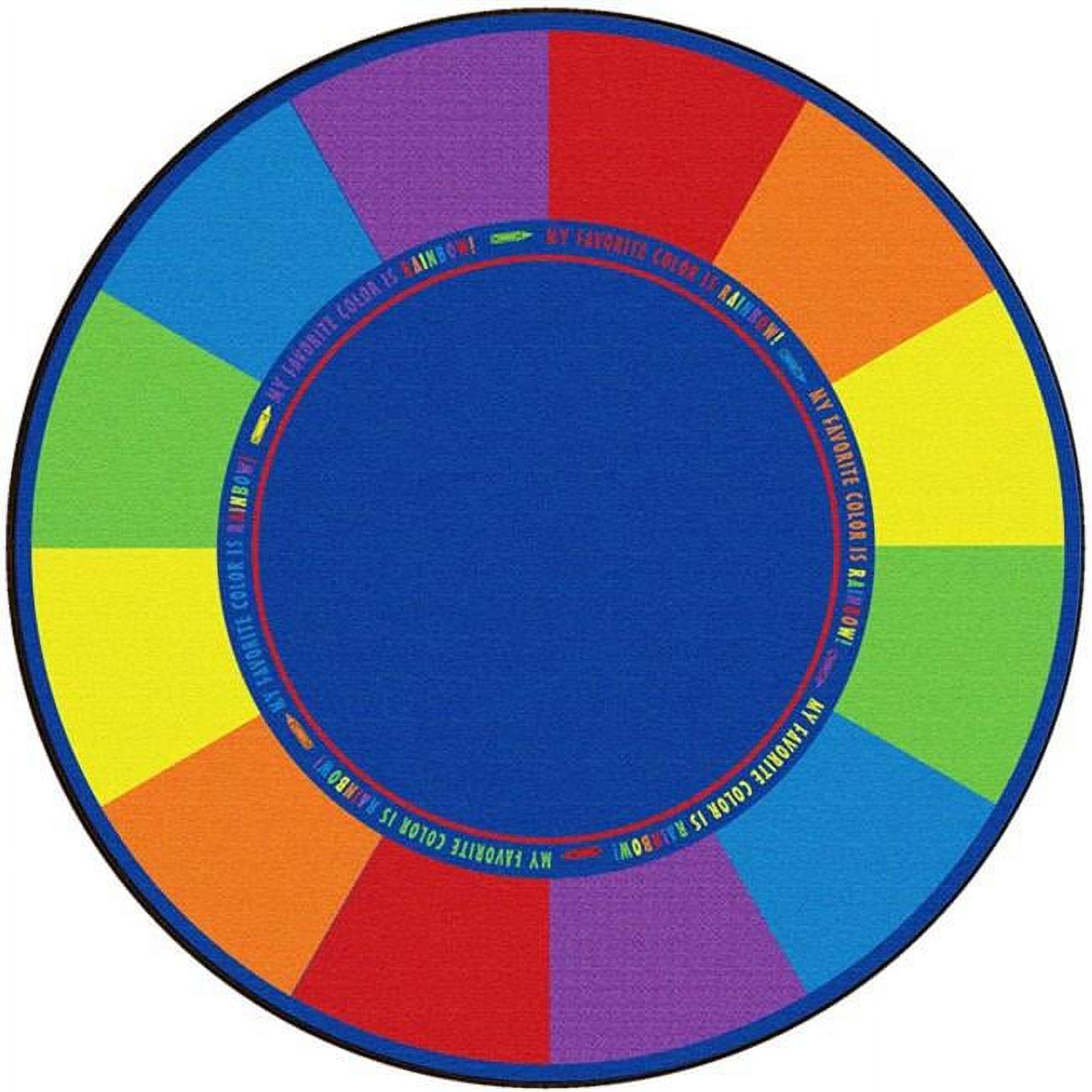 Flagship Carpets Favorite Color Round Seating Rug - 72" Diameter ...