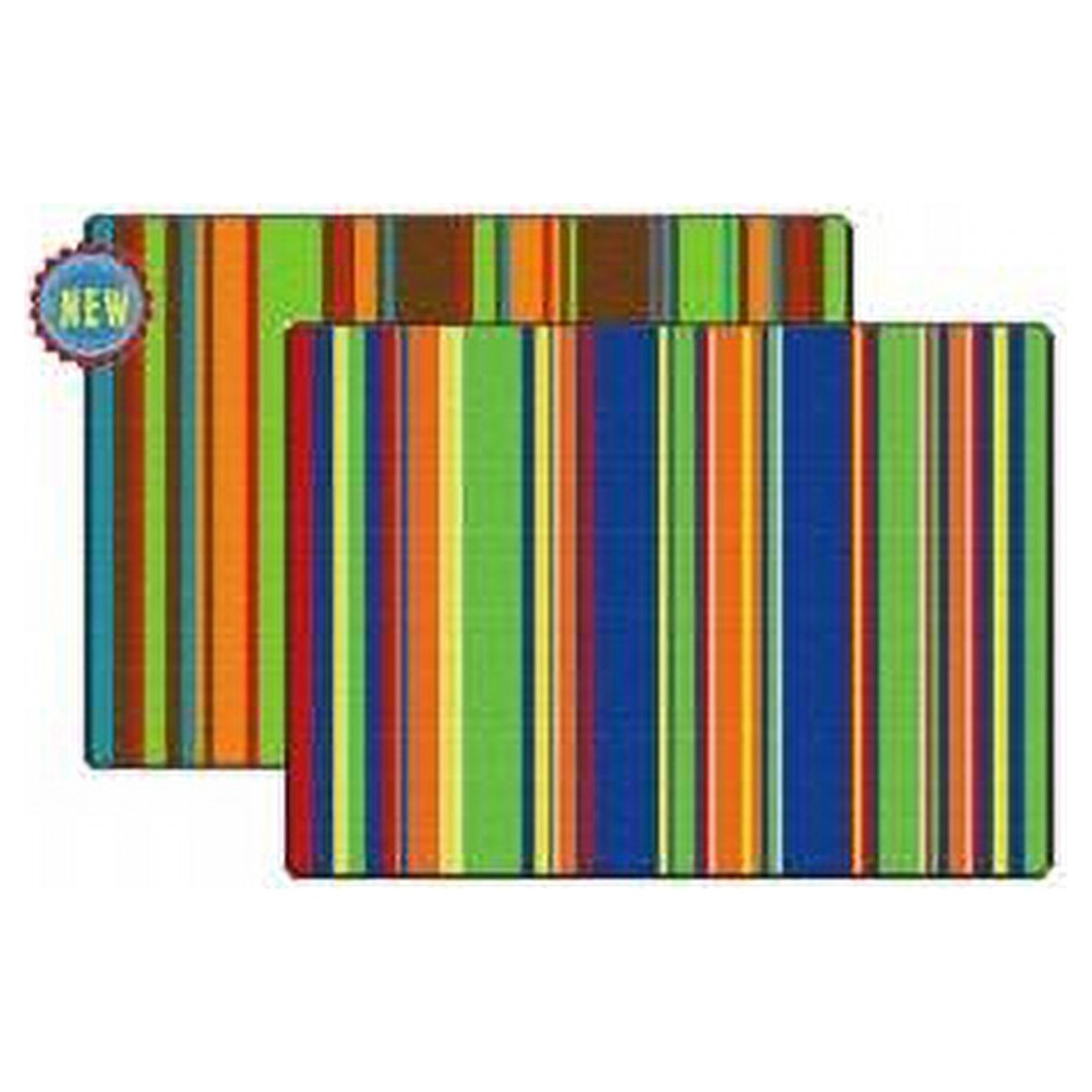 Flagship Carpets FE407-22A Rectangle Stripes Primary Rug, 4 ft. x 6 ft ...