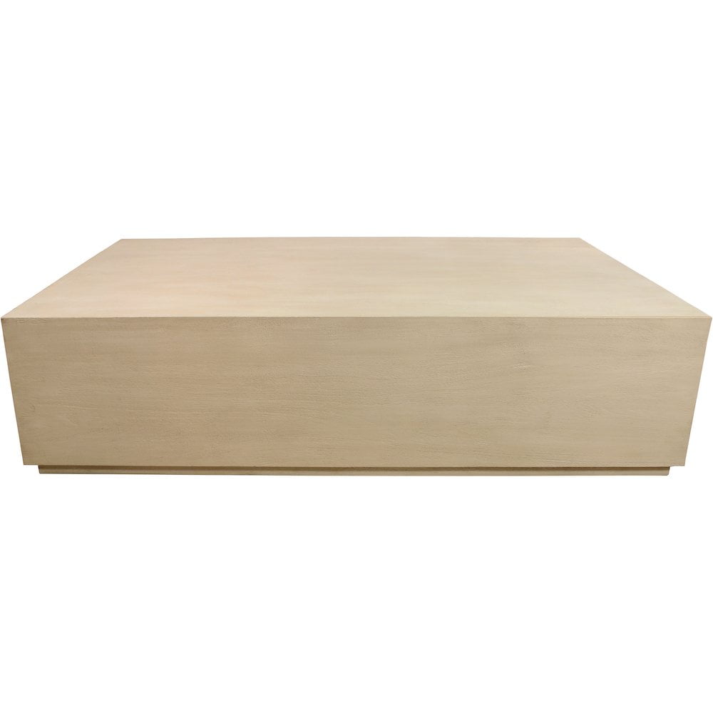 Flagstaff 72" Solid Wood Cocktail Table in Stone Natural Finish ...