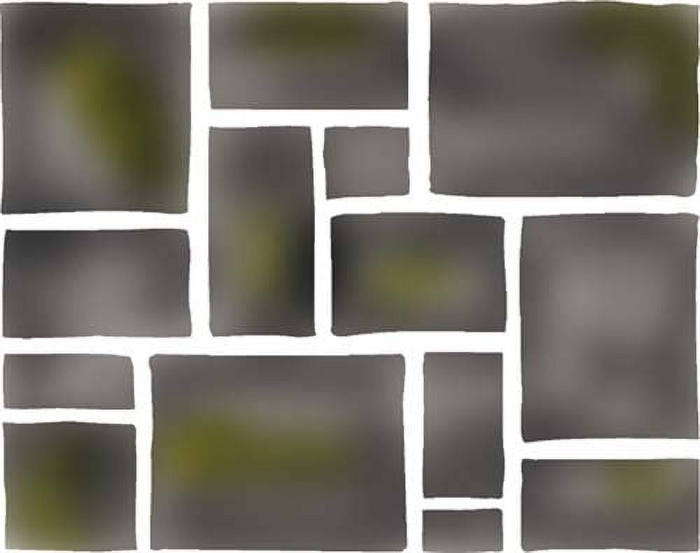Flagstone Wall Stencil SKU #2624 by Designer Stencils - Walmart.com