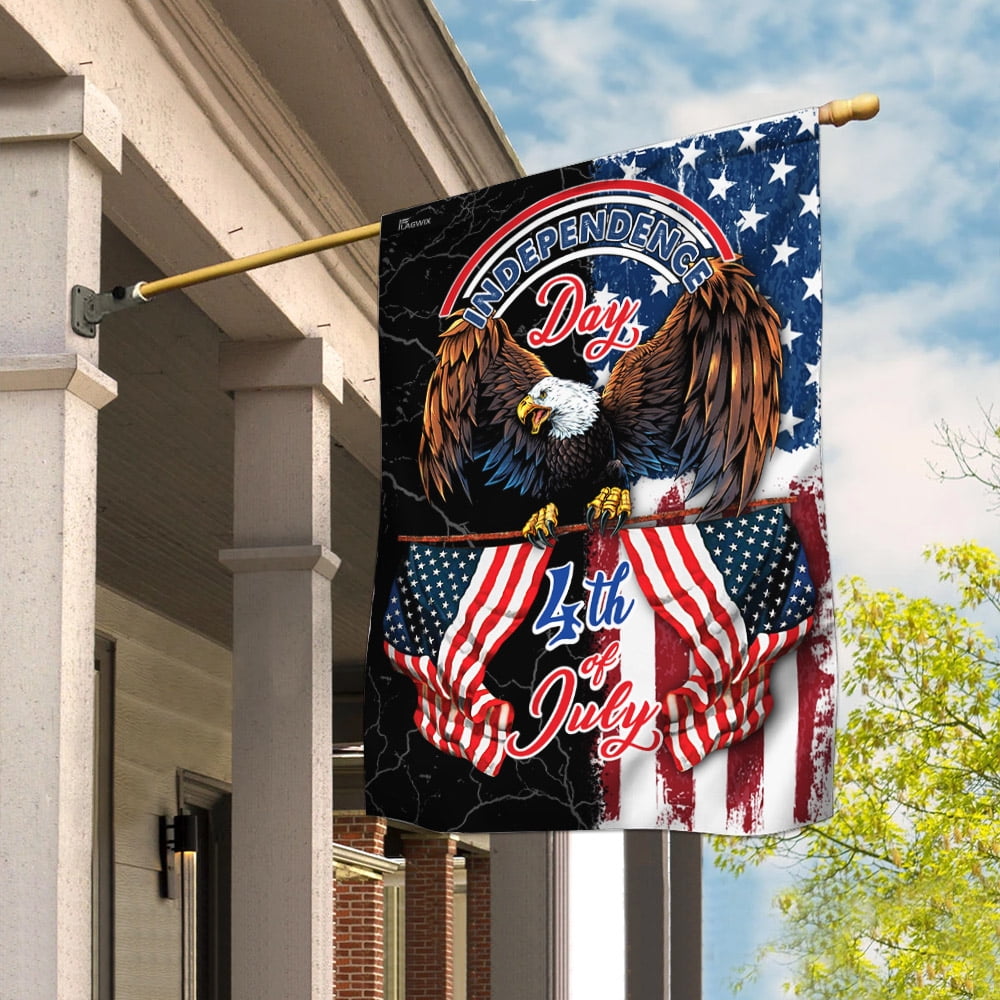 Flagwix American Flag American Eagle Independence Day 4th Of July Flag ...