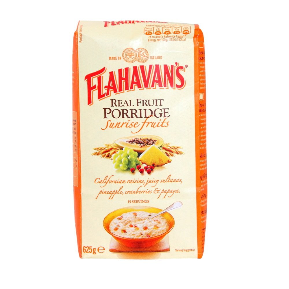 Flahavan’s Irish Porridge Irish BDF32 Oatmeal Real Fruit Porridge ...