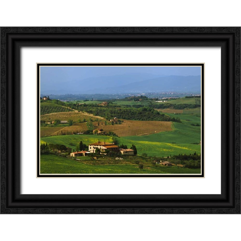 Flaherty, Dennis 14x11 Black Ornate Wood Framed with Double Matting ...