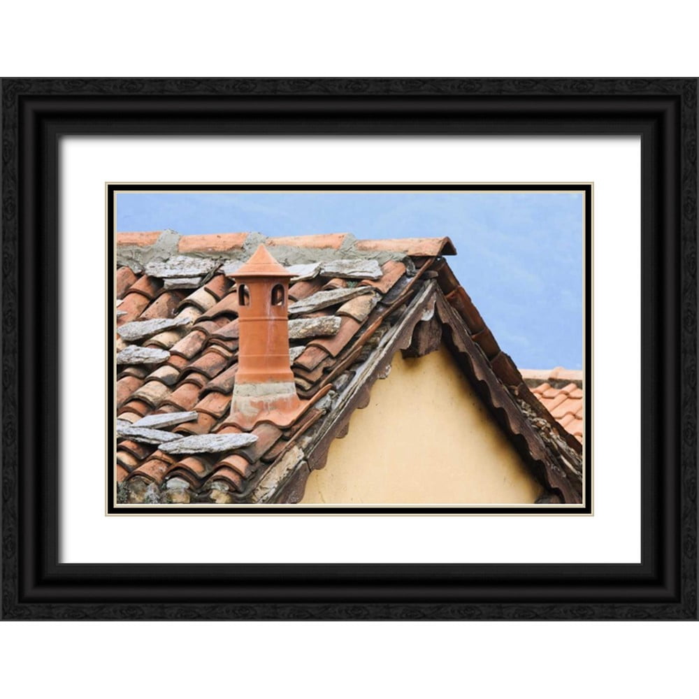 Flaherty, Dennis 14x11 Black Ornate Wood Framed with Double Matting ...