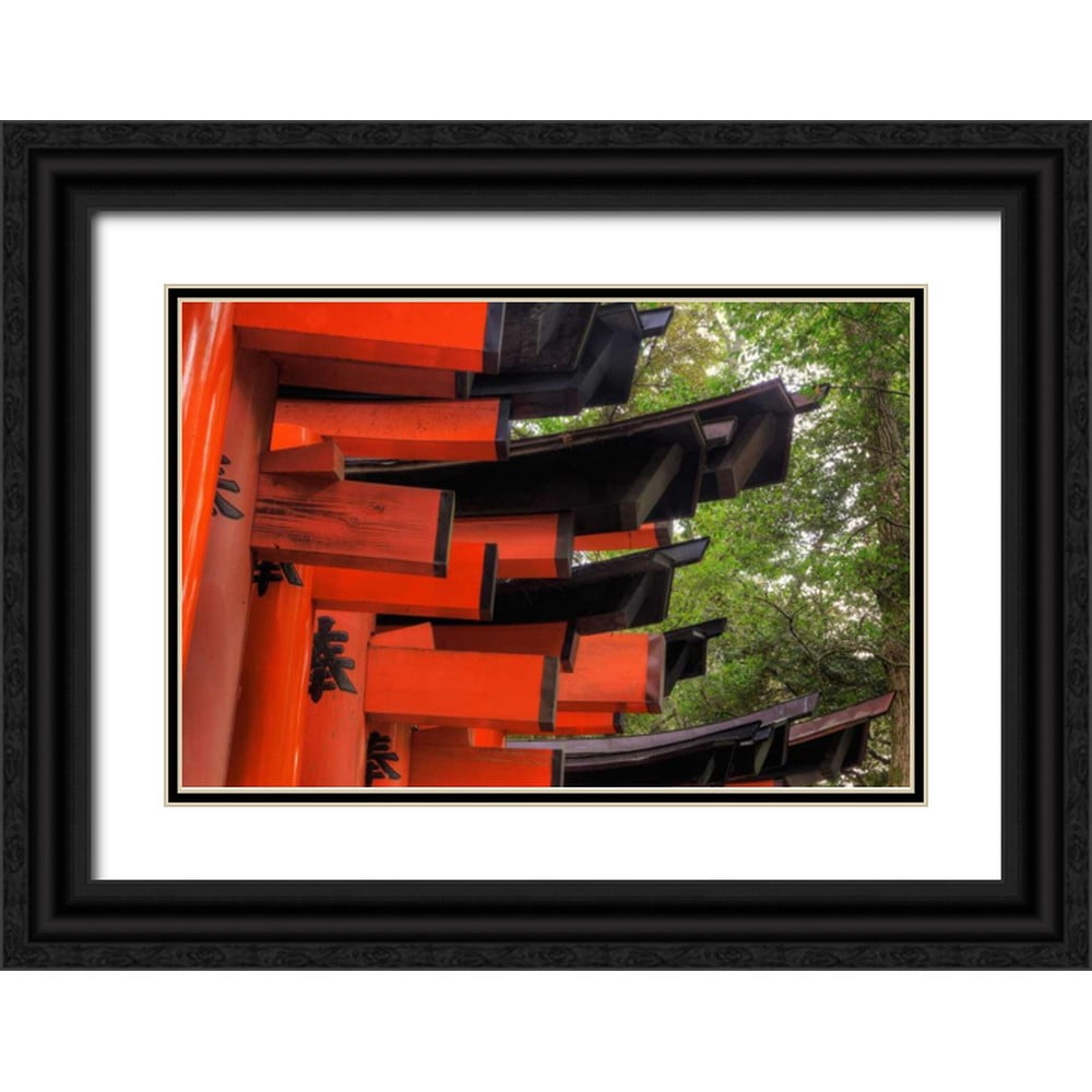Flaherty, Dennis 14x11 Black Ornate Wood Framed with Double Matting ...