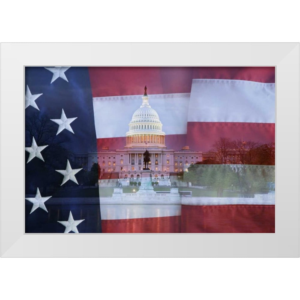 Flaherty, Dennis 14x11 White Modern Wood Framed Museum Art Print Titled ...