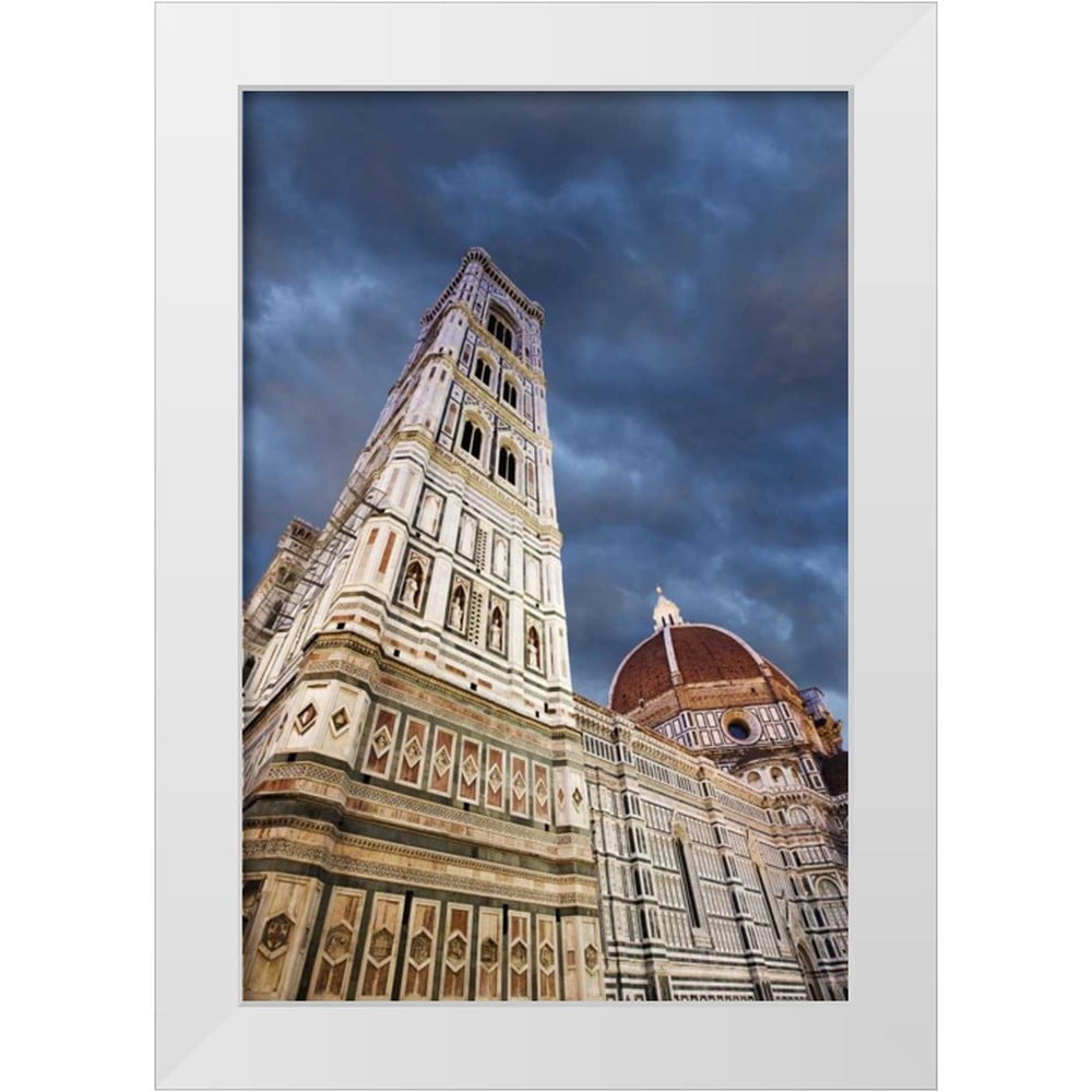 Flaherty, Dennis 17x24 White Modern Wood Framed Museum Art Print Titled - Italy, Basilica di ...