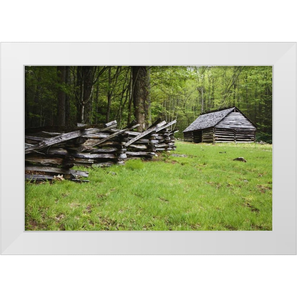 Flaherty, Dennis 18x13 White Modern Wood Framed Museum Art Print Titled - TN, Great Smoky Mts ...