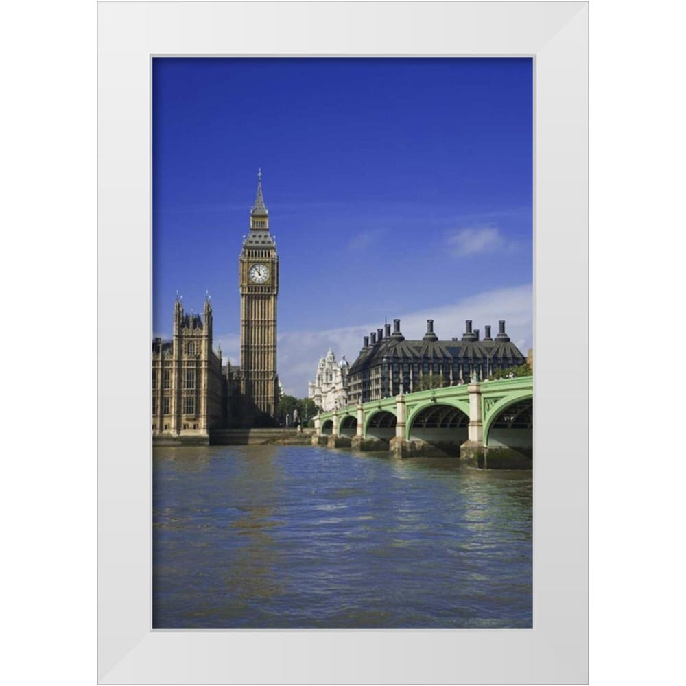Flaherty, Dennis 23x32 White Modern Wood Framed Museum Art Print Titled - Great Britain, London ...