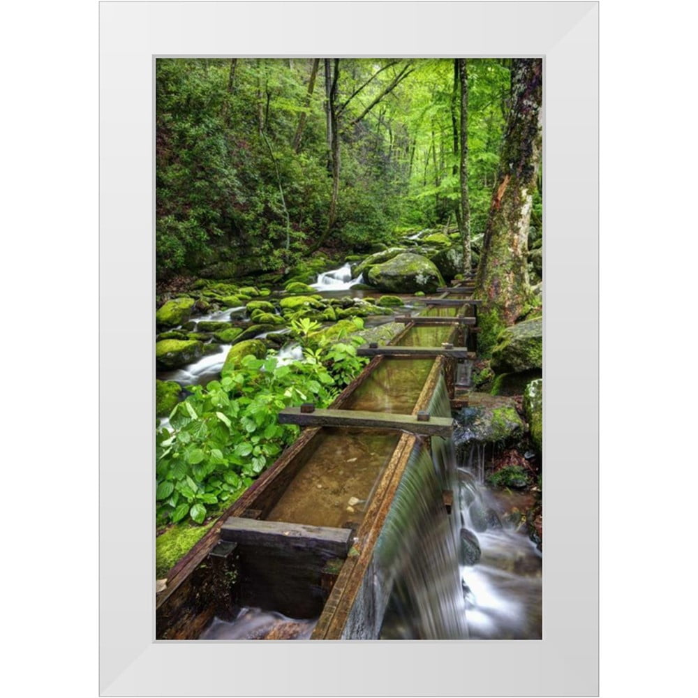 Flaherty, Dennis 23x32 White Modern Wood Framed Museum Art Print Titled ...