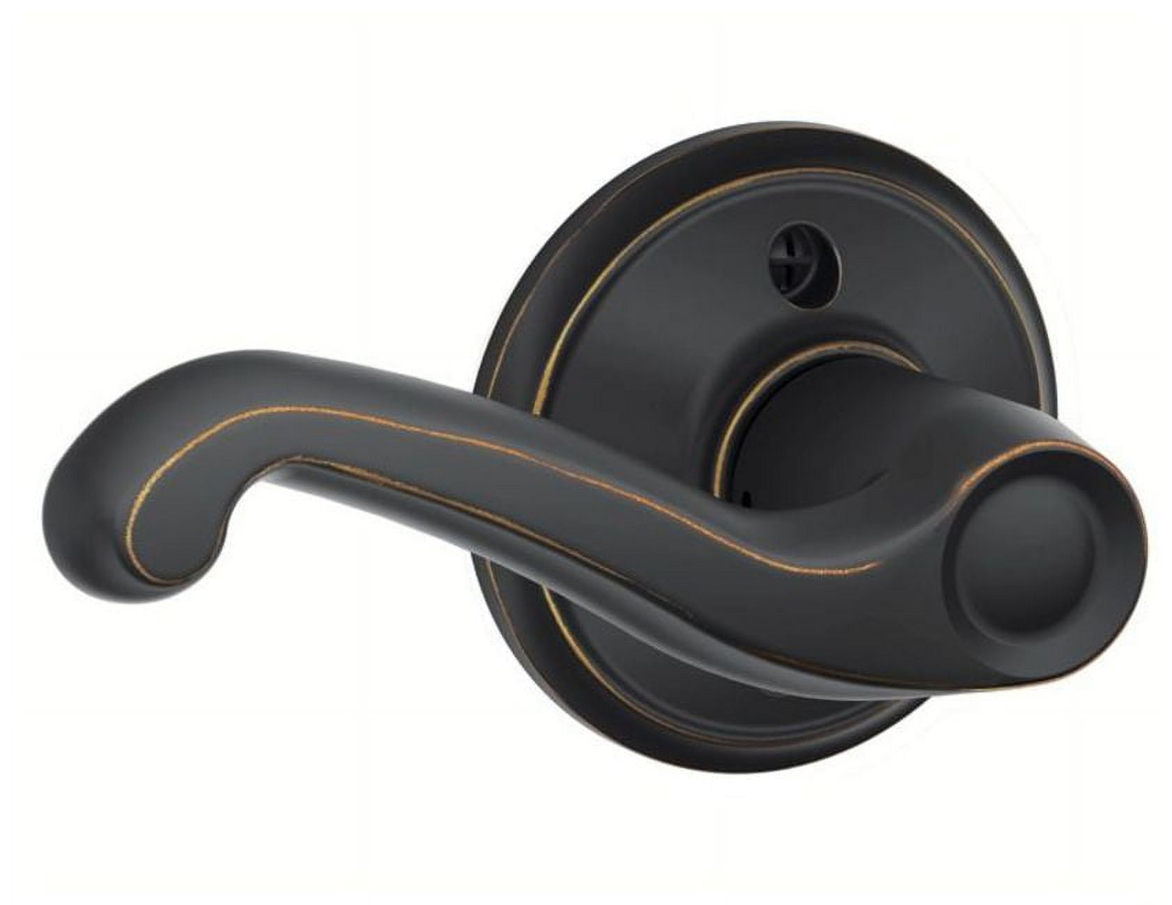 Flair Left Handed Lever Non-Turning Lock, Aged Bronze (F170 FLA 716 RH ...