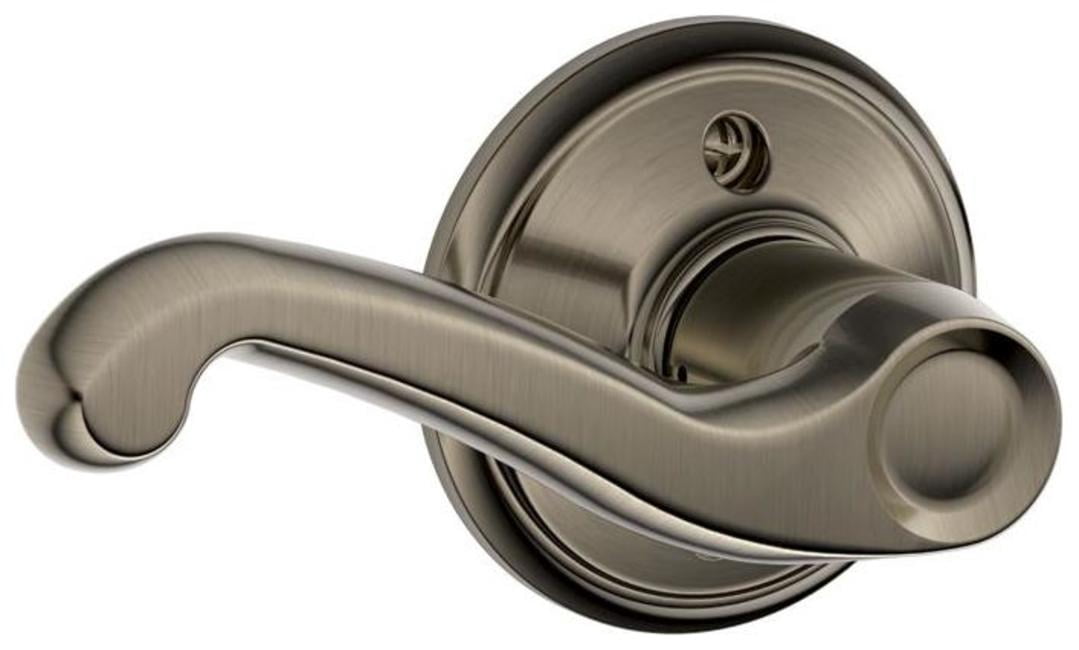 Flair Left Handed Lever Non-Turning Lock, Antique Pewter (F170 FLA 620 ...