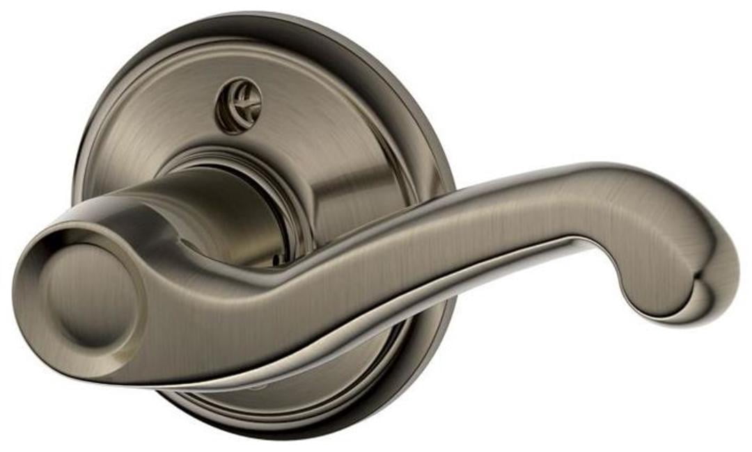 Flair Right Handed Lever Non-Turning Lock, Antique Pewter (F170 FLA 620 ...
