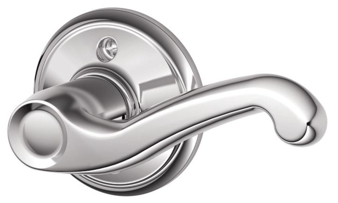 Flair Right Handed Lever Non-Turning Lock, Bright Chrome (F170 FLA 625 ...
