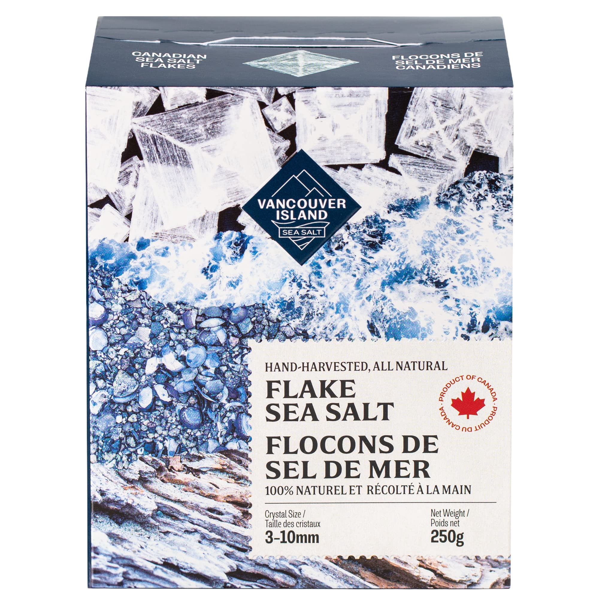 Flaky Sea Salt - ESF27 8.8 oz of Large Flake Salt - Hand Harvested on ...
