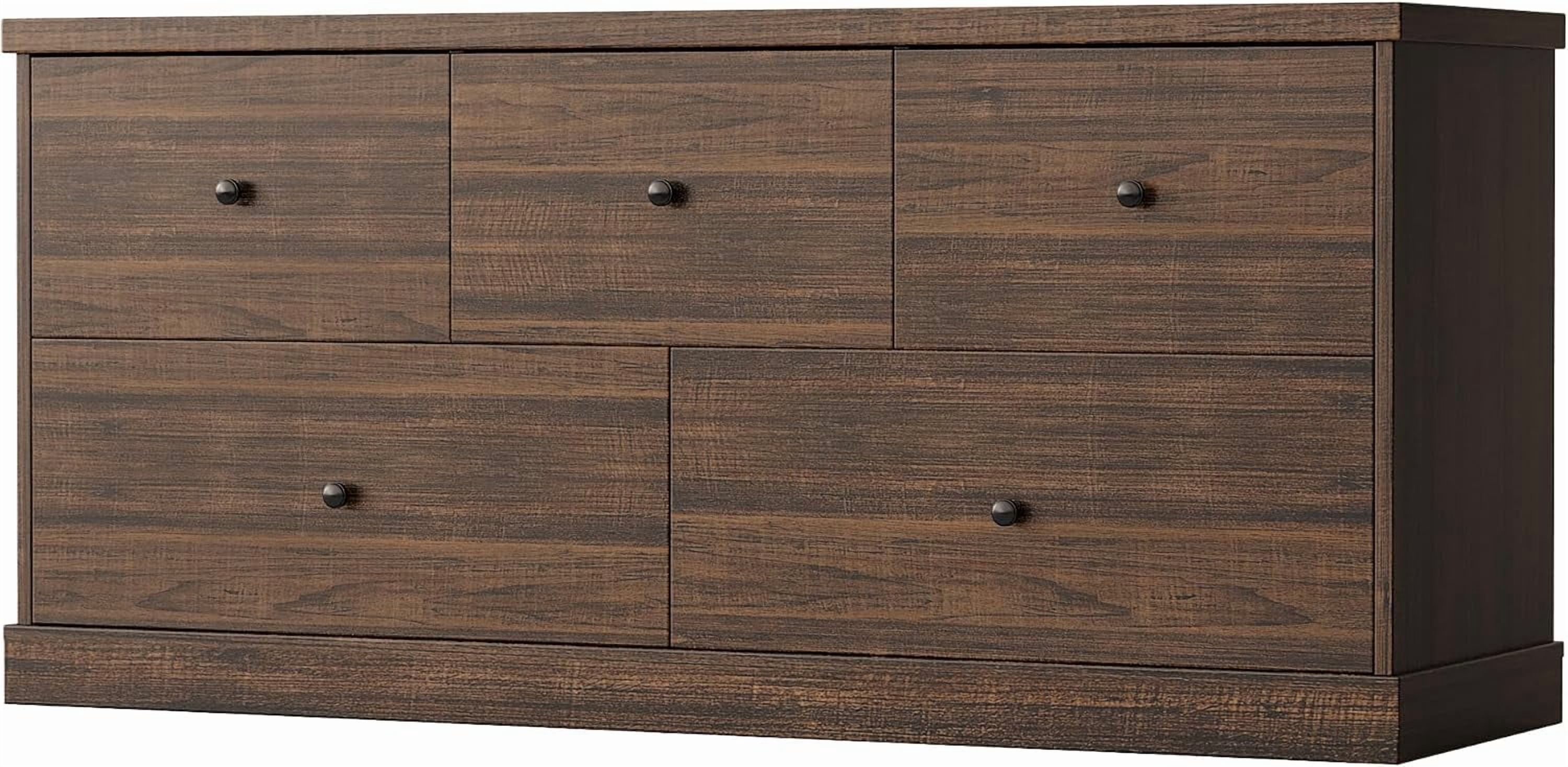 Flamaker Dresser for Bedroom with Chests of 5 Drawer, TV Stand and ...