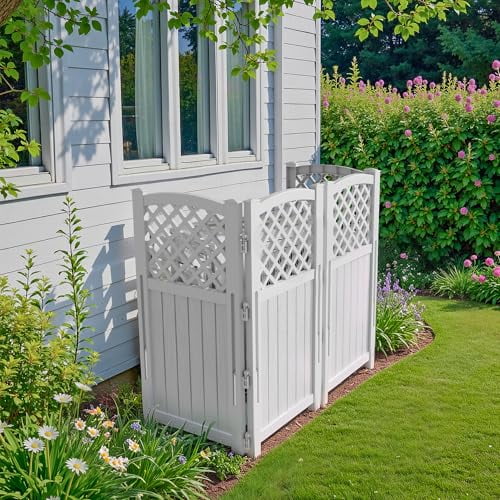 Flamaker Outdoor Privacy Fence Screen Lattice Mesh Outside Screen ...