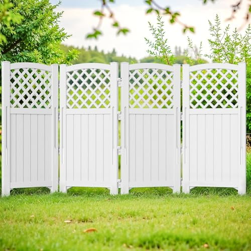 Flamaker Outdoor Privacy Fence Screen Lattice Mesh Outside Screen ...