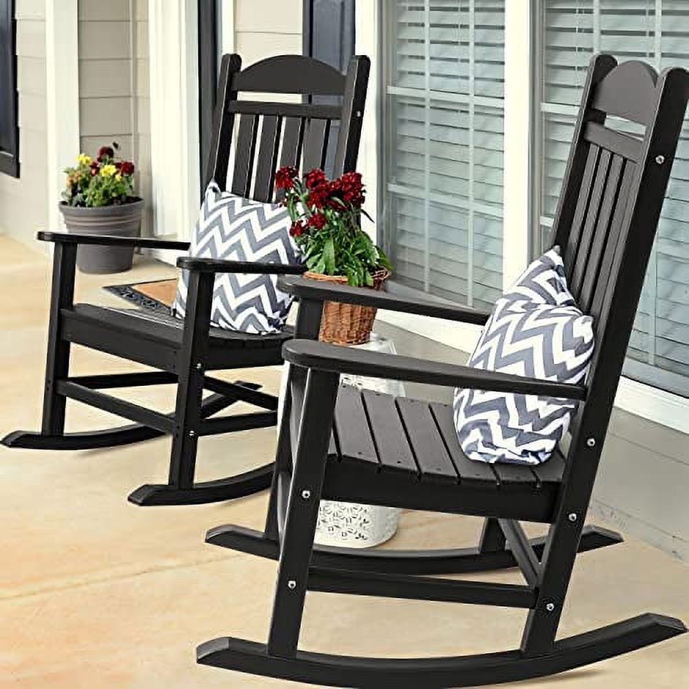 Flamaker Outdoor Rocking Chair All-Weather Patio Rocker Chairs ...