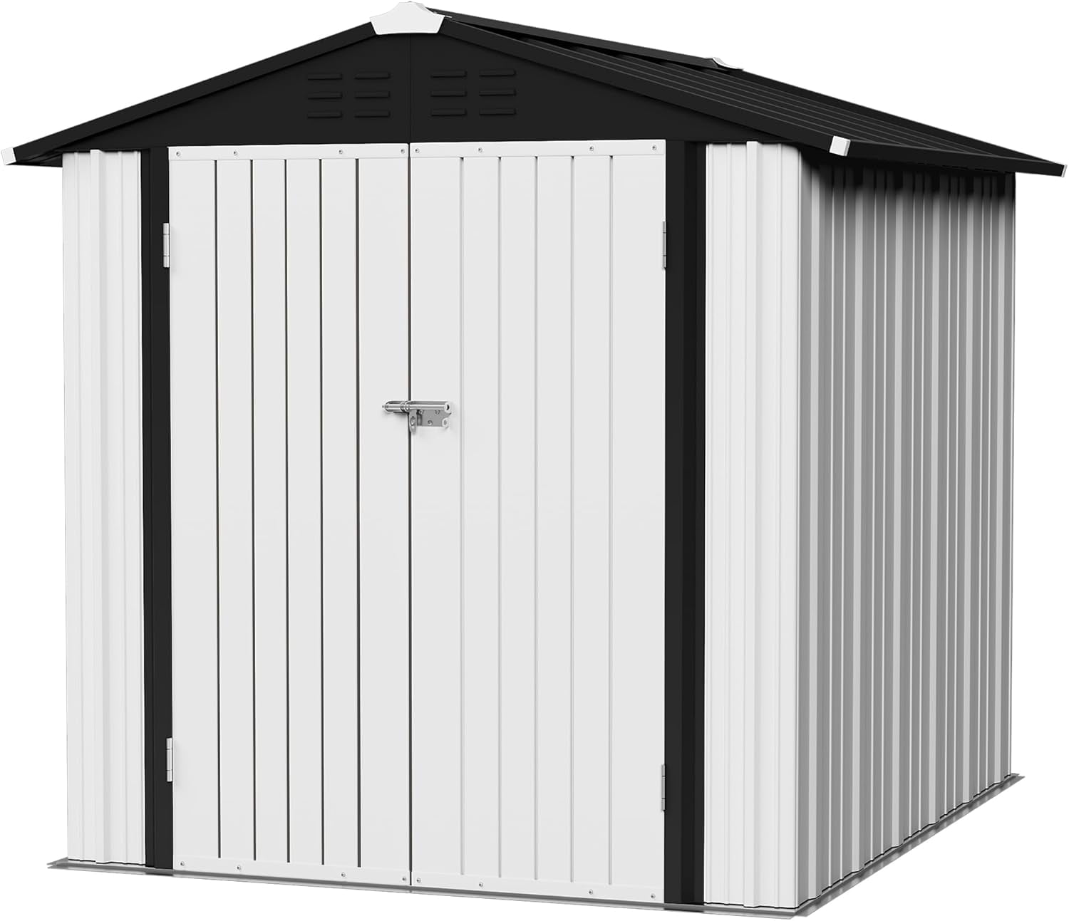 Flamaker Storage Shed Waterproof Metal Garden Shed with Lockable Door ...
