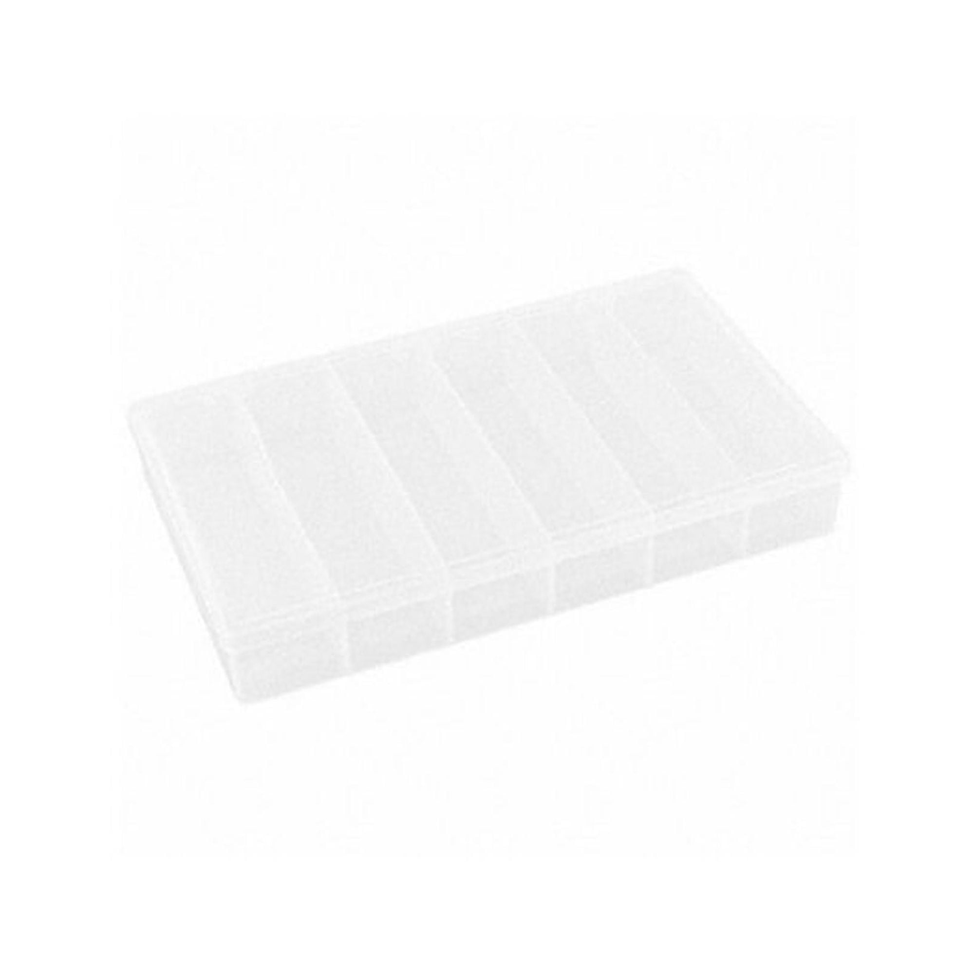 Flambeau Compartment Box,Snap,Clear,1 3/4 in T606 - Walmart.com