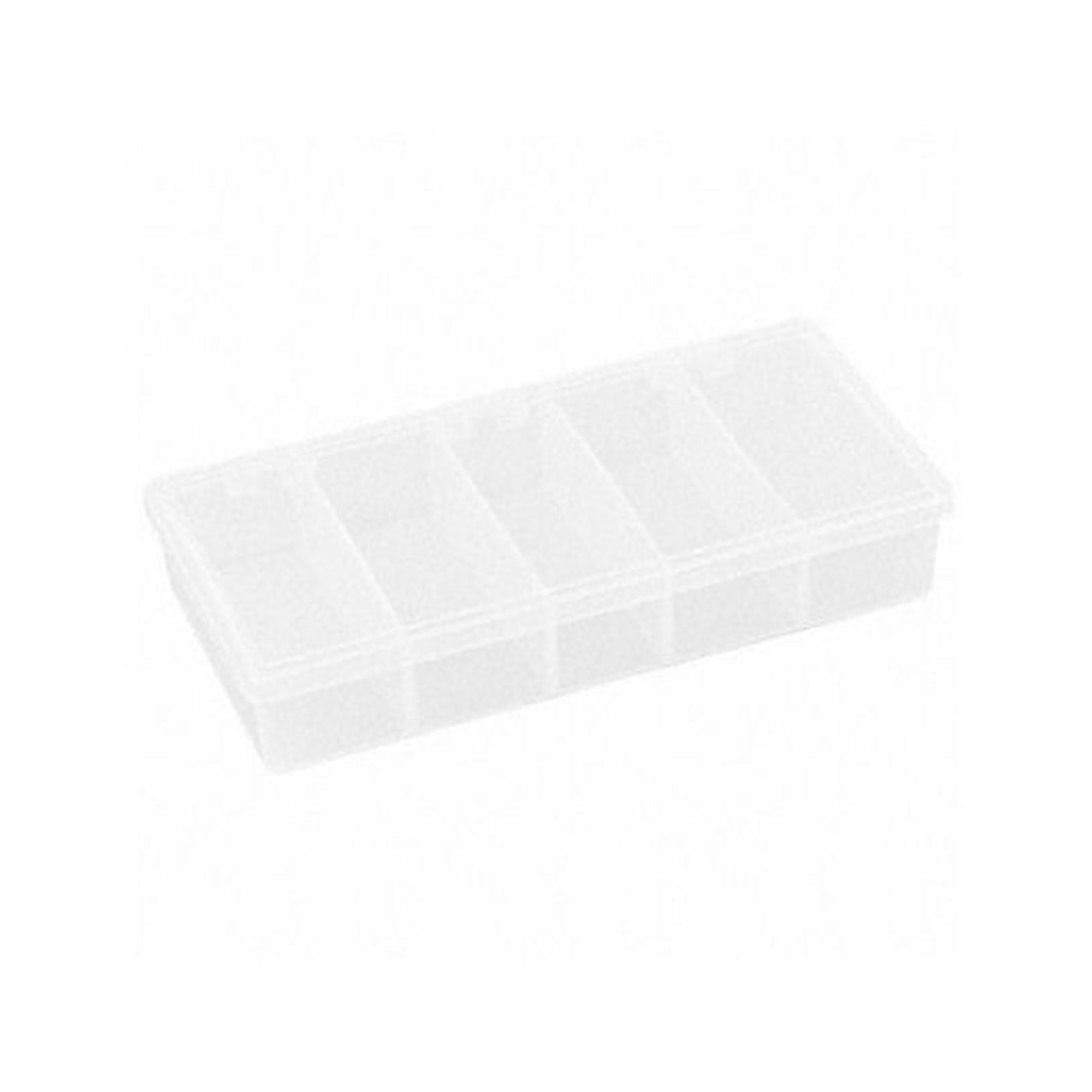 Flambeau Compartment Box, 7 in W, 3.5 in L, Clear T215 - Walmart.com