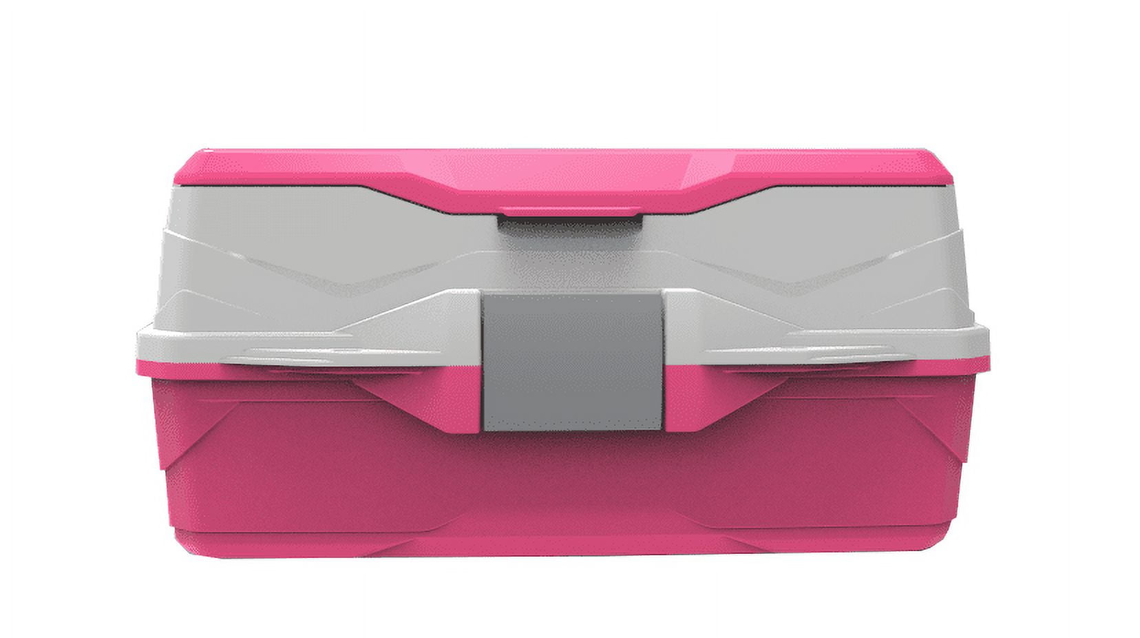 Flambeau Essentials Two Tray Craft Storage Box, Pink/Gray - Walmart.com