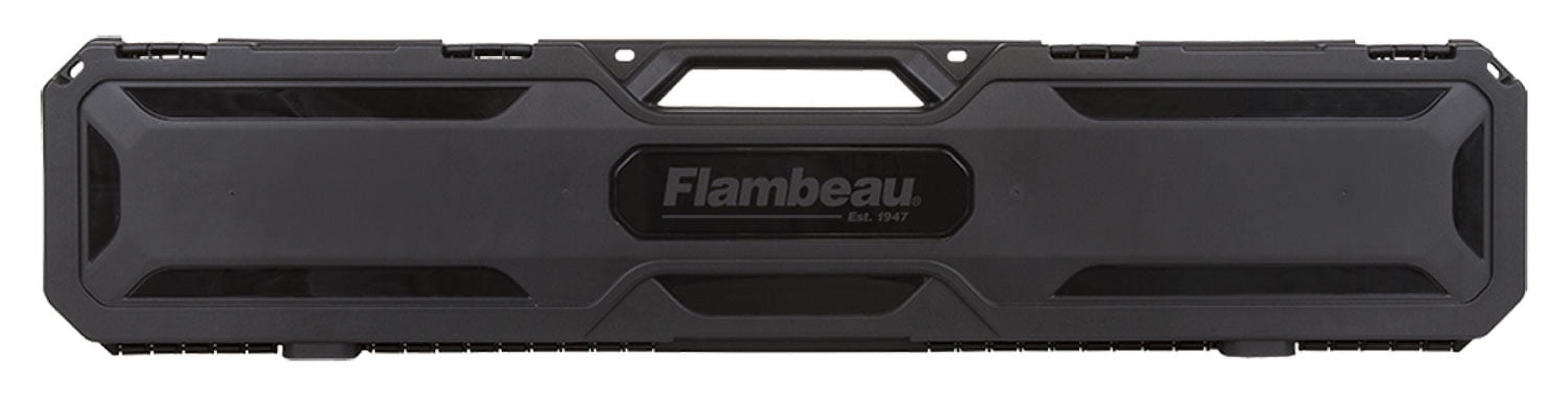 Flambeau Hard Shell Single Rifle/Shotgun Carry Case, Rugged Polymer ...